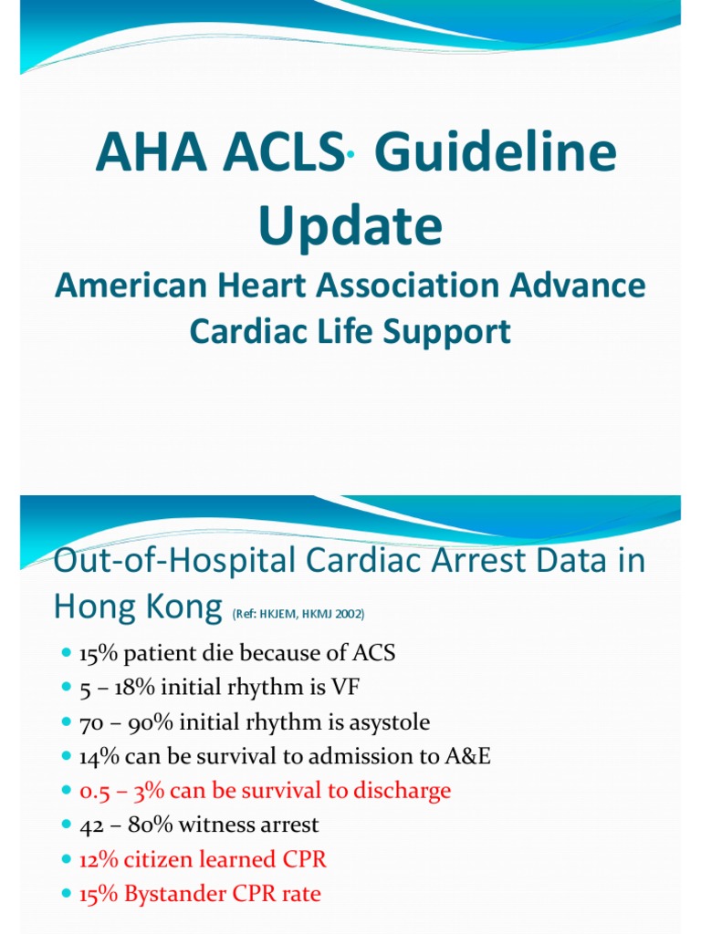 Optimizing Out-of-Hospital Cardiac Arrest Care: Updates to BLS, ACLS ...