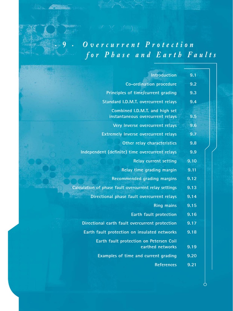 Overcurrent Protection for Faults Guide | PDF | Relay | Fuse (Electrical)
