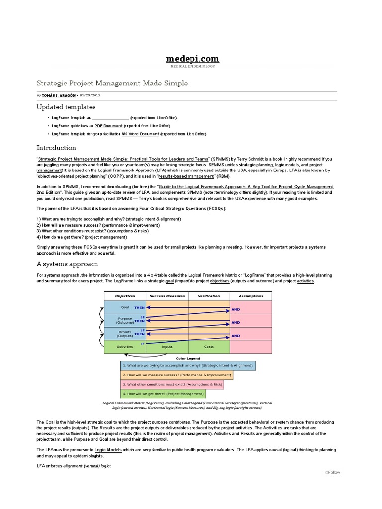 Simplifying Strategic Project Management | PDF | Career & Growth ...