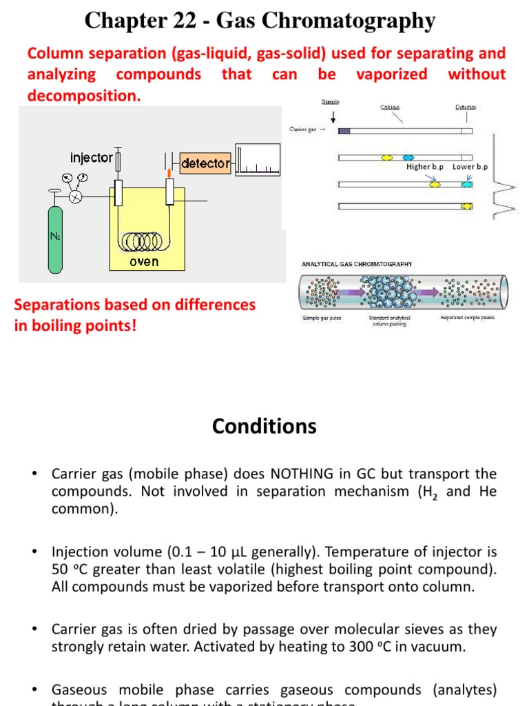 Chapter 22 - Gas Chromatography | PDF | Chromatography | Gas Chromatography