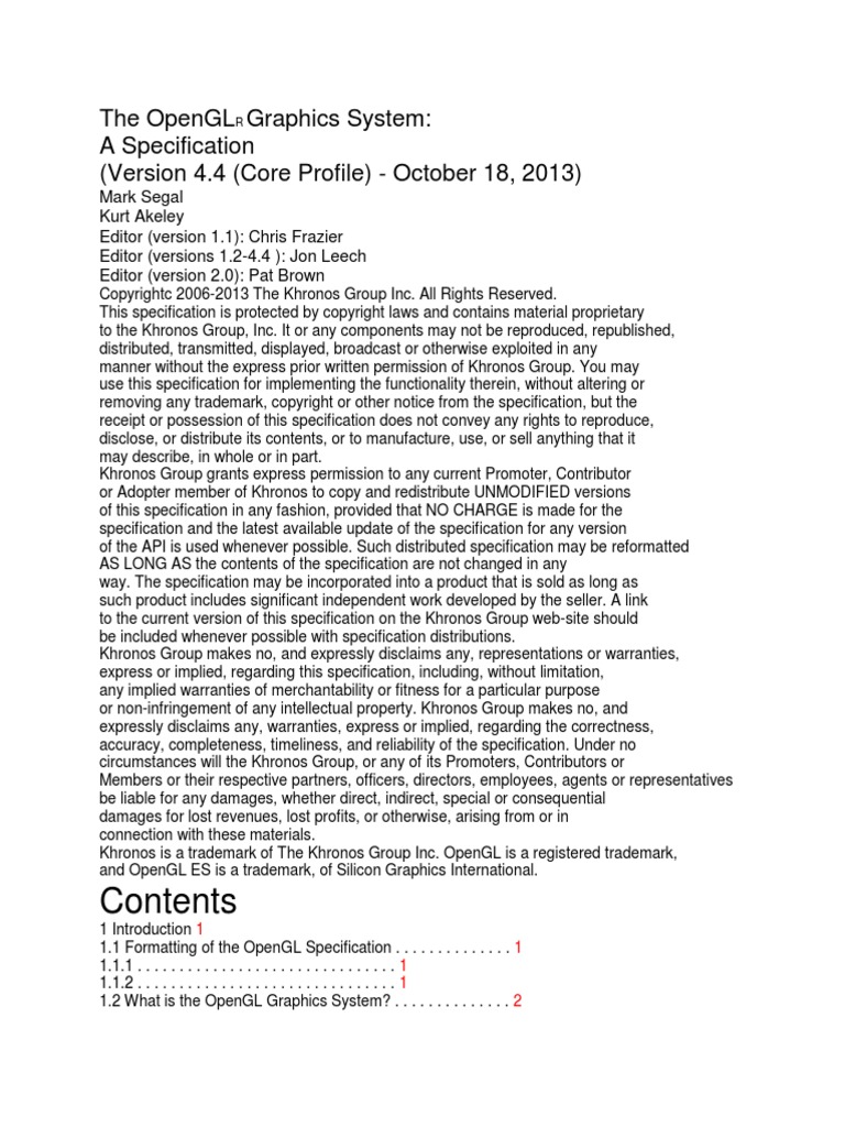 Opengl | PDF | Shader | 3 D Computer Graphics