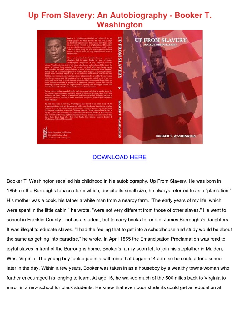 Up From Slavery | PDF | Slavery | Society