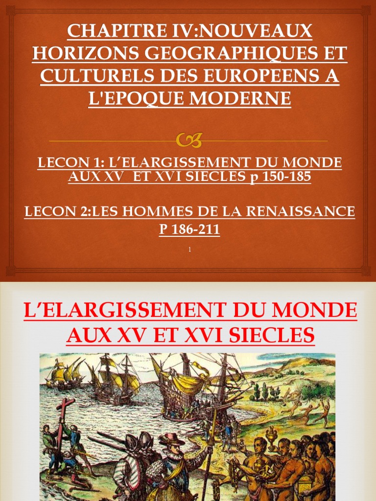 Découvertes et transformations du XV-XVIe siècle | PDF | Empire ...