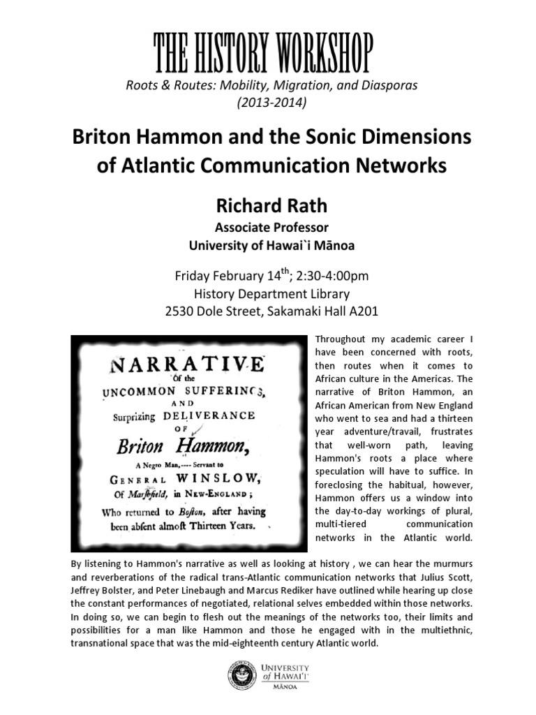 Briton Hammon and Atlantic Networks | PDF