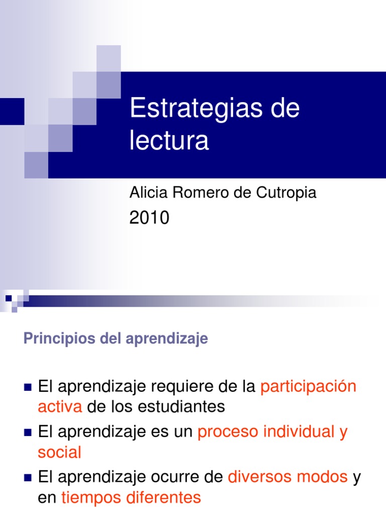 Estrategias Efectivas de Lectura | PDF
