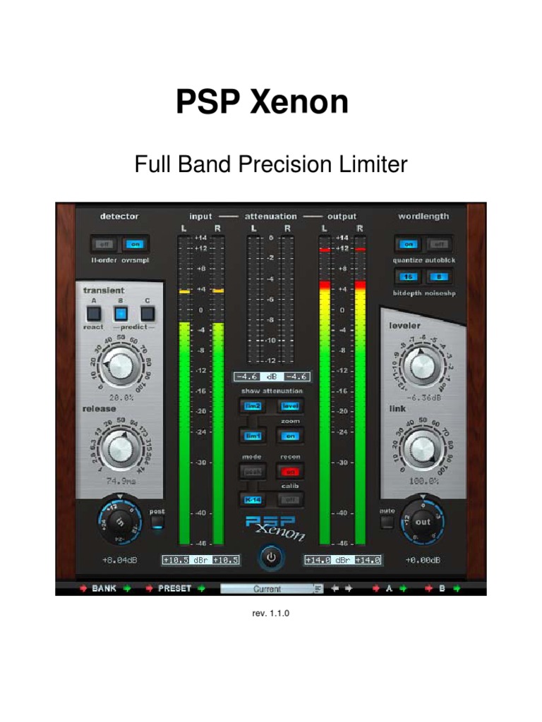 PSP Xenon Operation Manual | PDF | Signal Processing | Computer Engineering