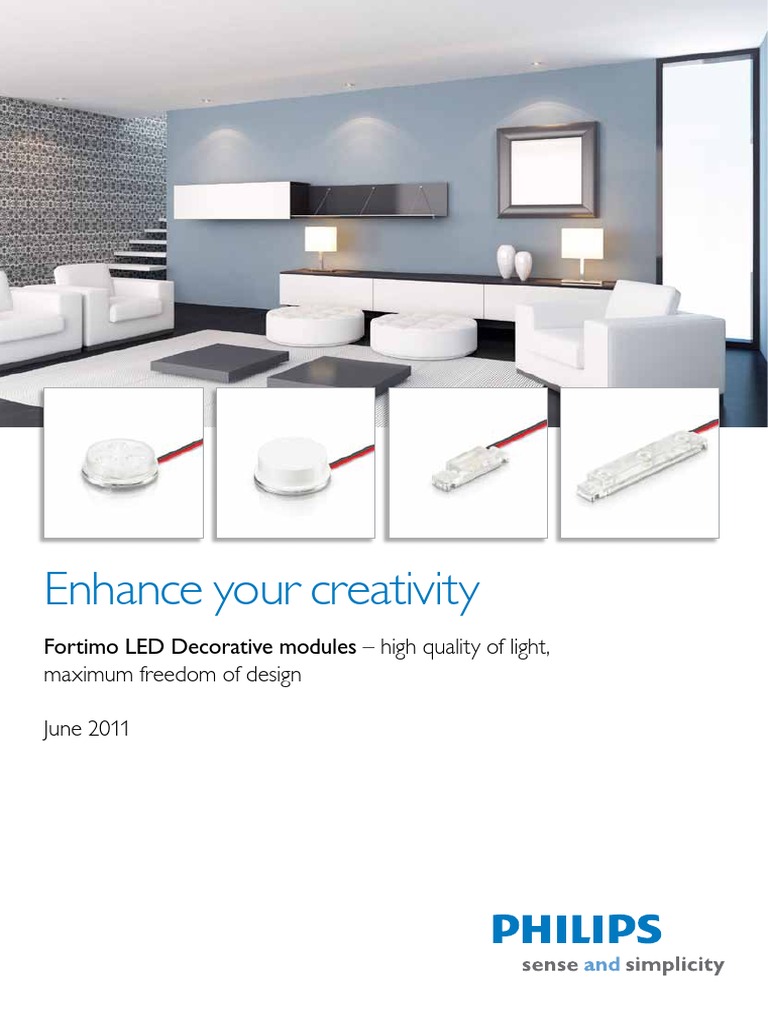 Philips Leaflet Fortimo LED Decorative Modules | PDF | Light Emitting ...