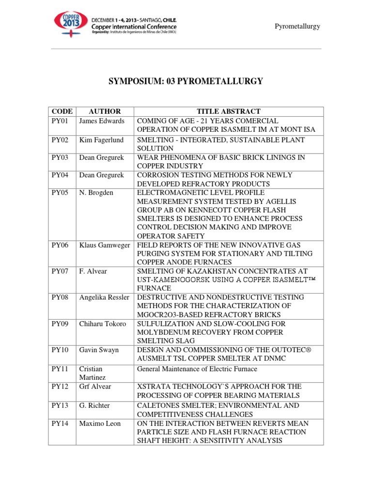 Pyrometallurgy | PDF | Smelting | Copper