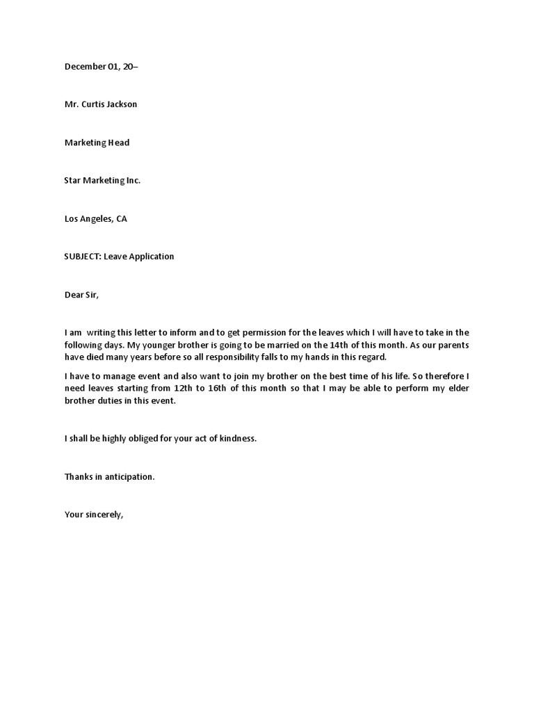 leave-application-letter