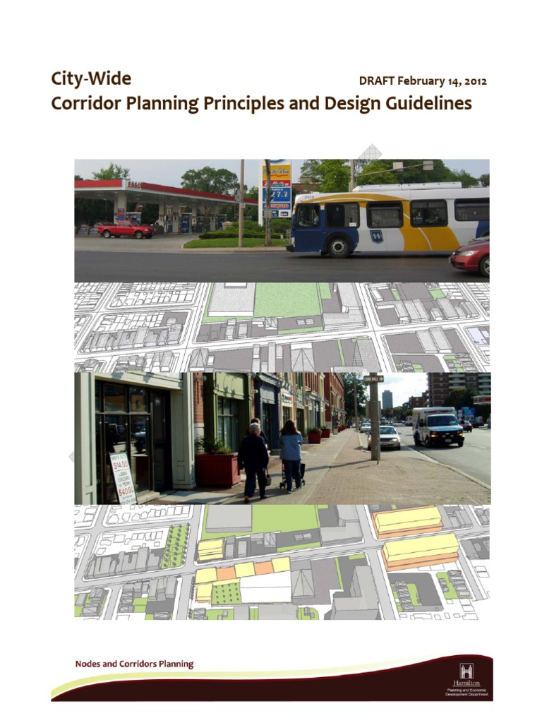 Hamilton Corridor Planning Guidelines | PDF | Street | Land Management