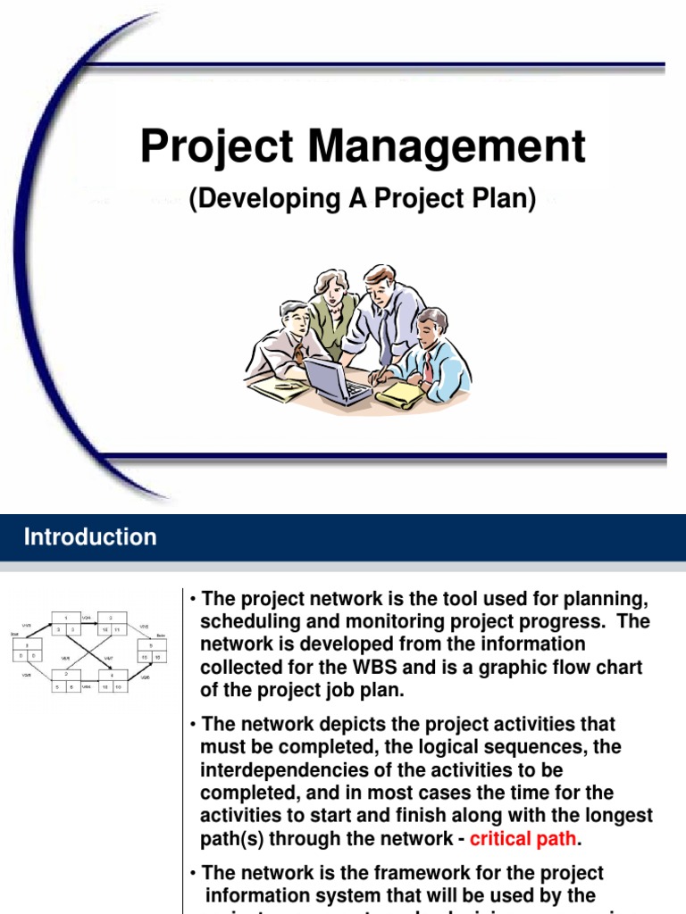 Project Network Diagram Fundamentals | PDF | Project Management | Areas ...