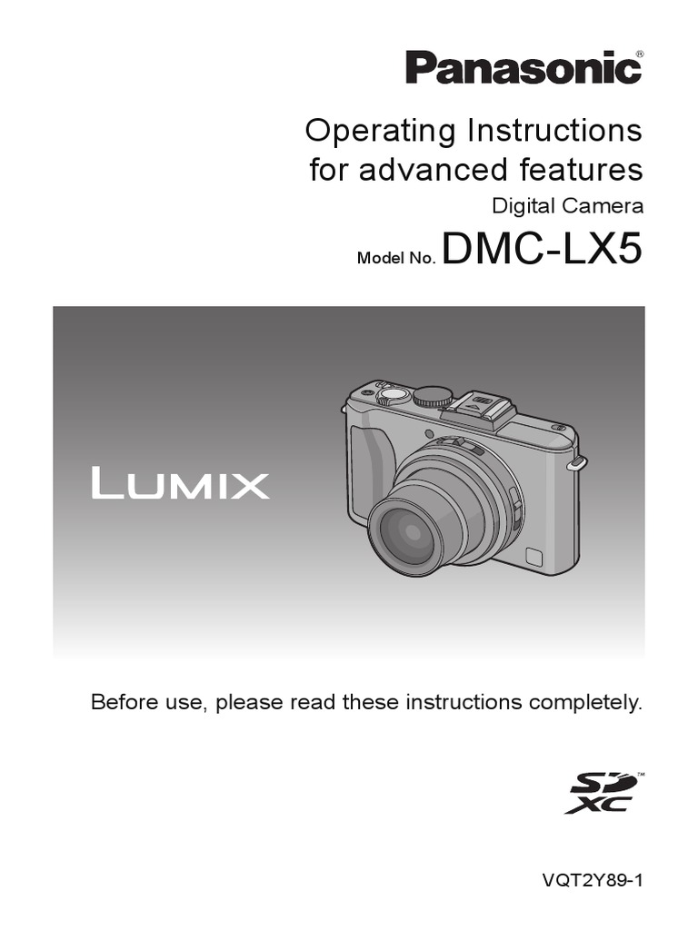Lumix LX5 Guide | PDF | Secure Digital | Battery Charger
