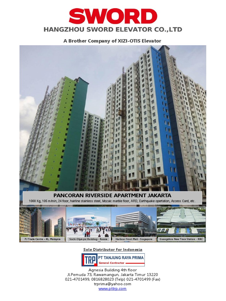 Sword Elevator Indonesia | PDF | Jakarta | Elevator