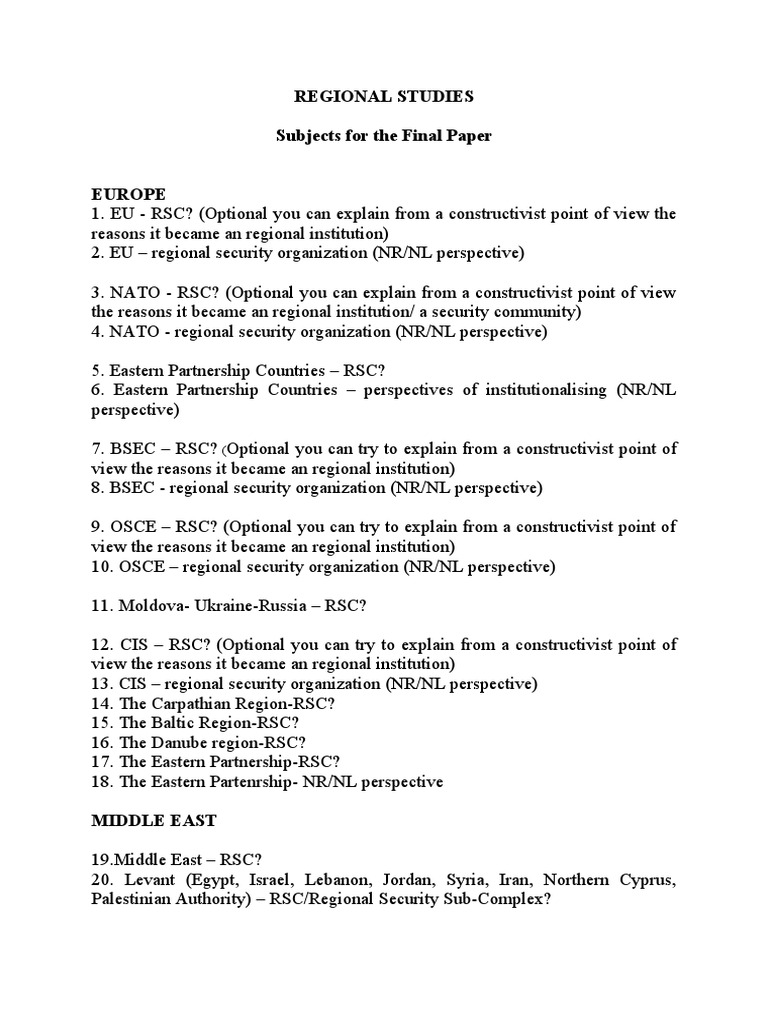 Subiecte Pentru Lucrare Finala | PDF