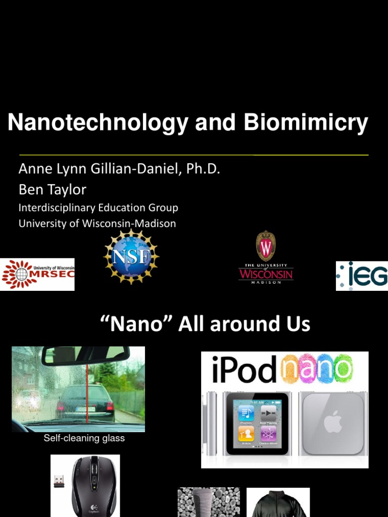 Nanotechnology and Biomimicry UW MRSEC Powerpoint | PDF ...