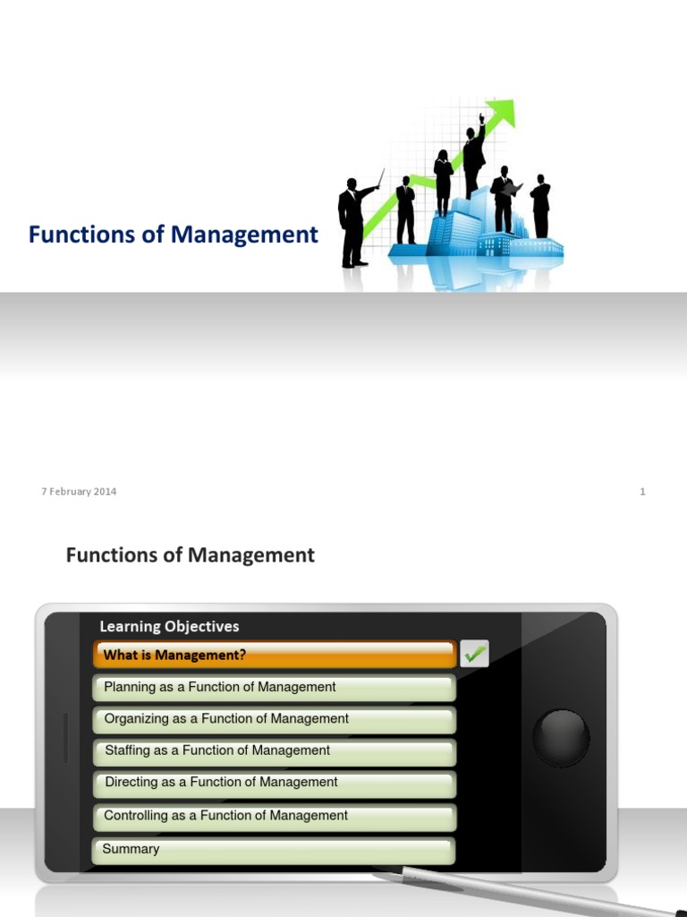 Functions of Management | PDF | Human Resources | Goal