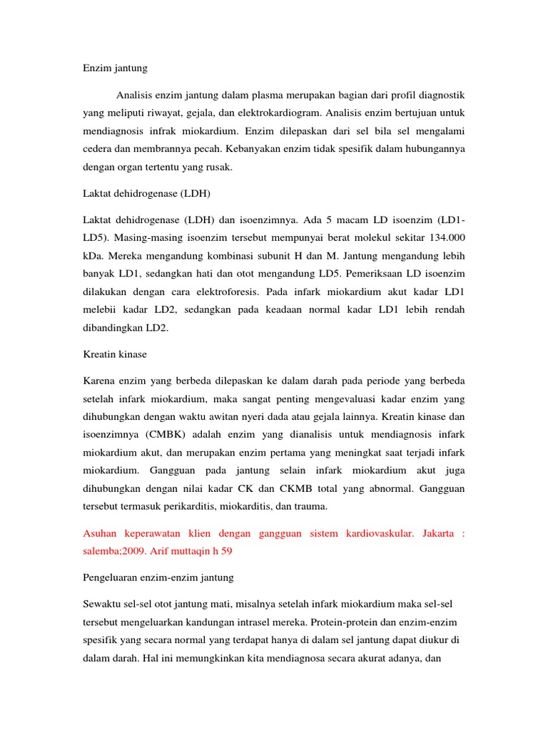Enzim Jantung | PDF