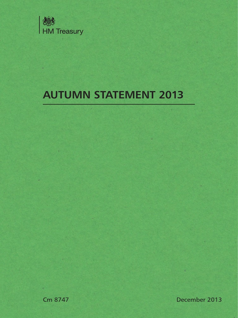 Autumn Statement 2013 PDF | PDF