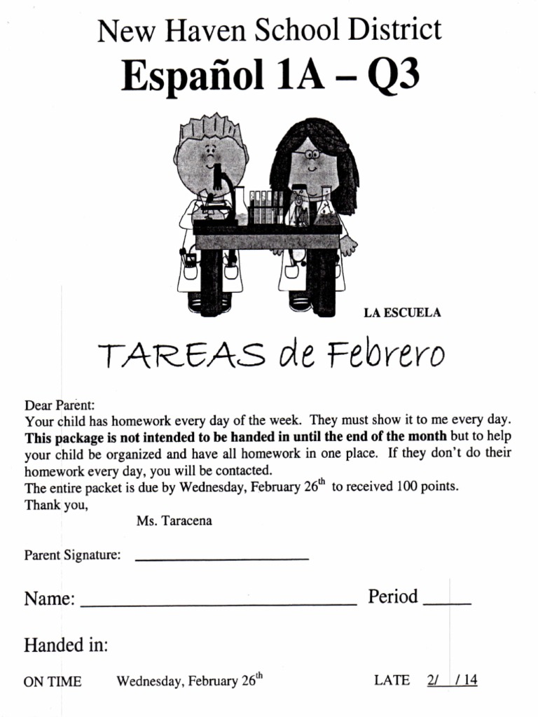 Tareas de Febrero - 1a-Q3 | PDF | Language Mechanics | Linguistic Typology