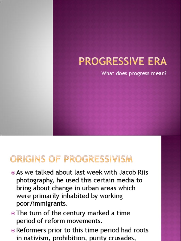 Progressive Era | PDF | Progressivism | Progressivism In The United States