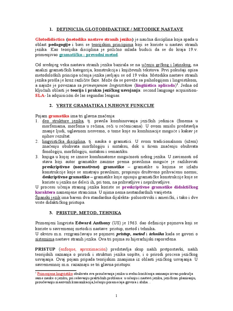 Skripta - Metodika | PDF