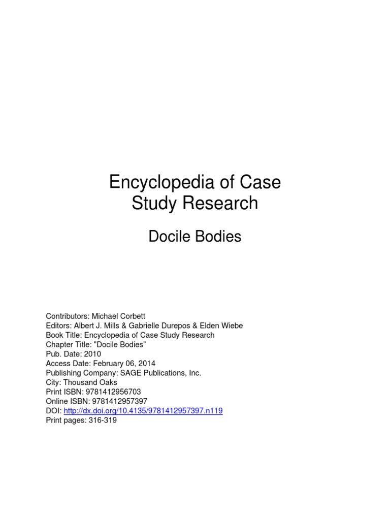 Docile Bodies | PDF | Discourse | Deviance (Sociology)