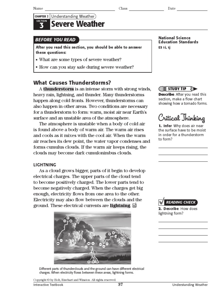Interactive Textbook 2 3 Severe Weather15 | PDF | Tropical Cyclones ...