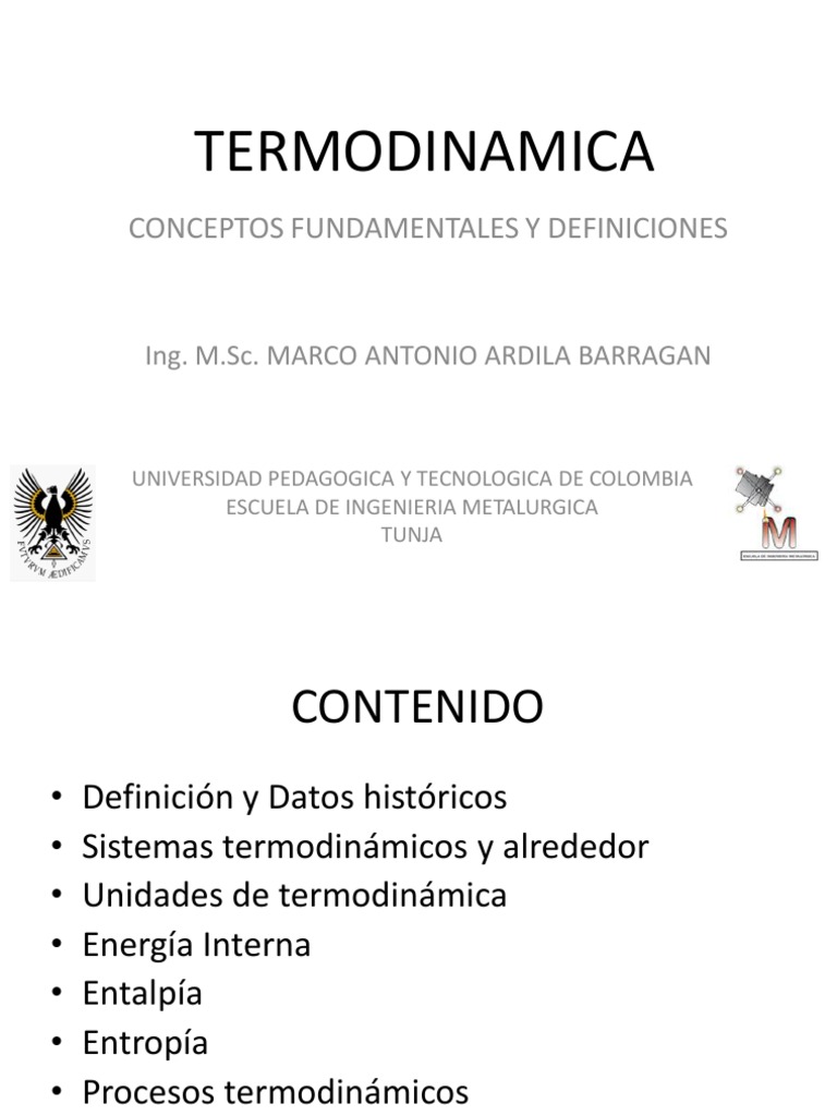 Conceptos Fundamentales de Termodinamica | Descargar gratis PDF | Termodinámica | Entropía