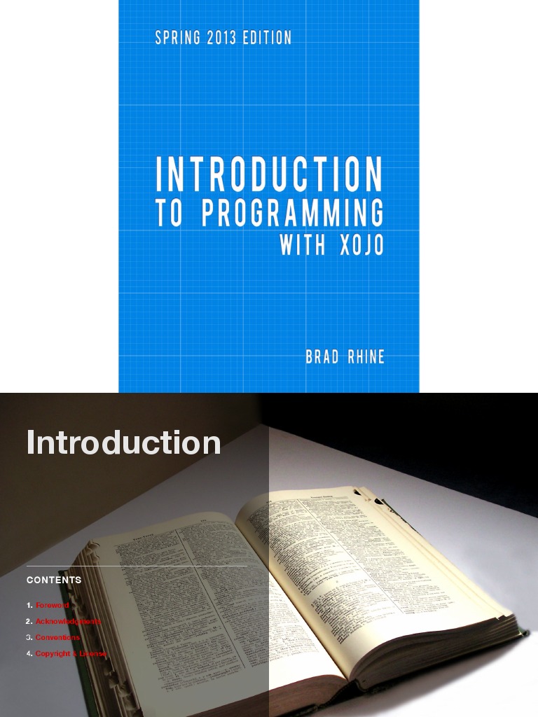 Introduction To Programming With Xojo Pdf Boolean Data Type Variable Computer Science 9620