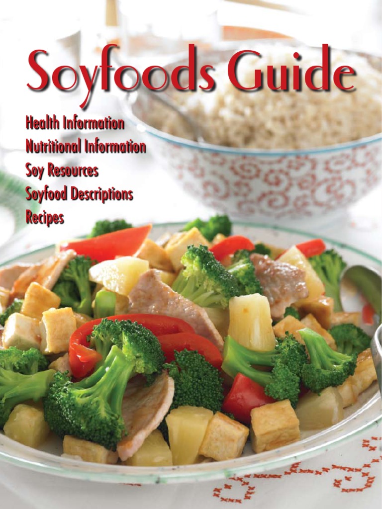 Soy Food Guide | PDF | Soybean | Cooking Oil