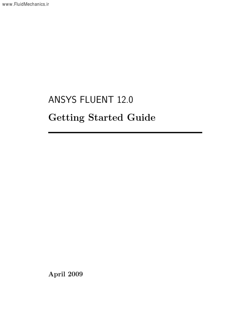 Learn Ansys Fluent v12.0 | PDF | Portable Document Format | Web Search ...