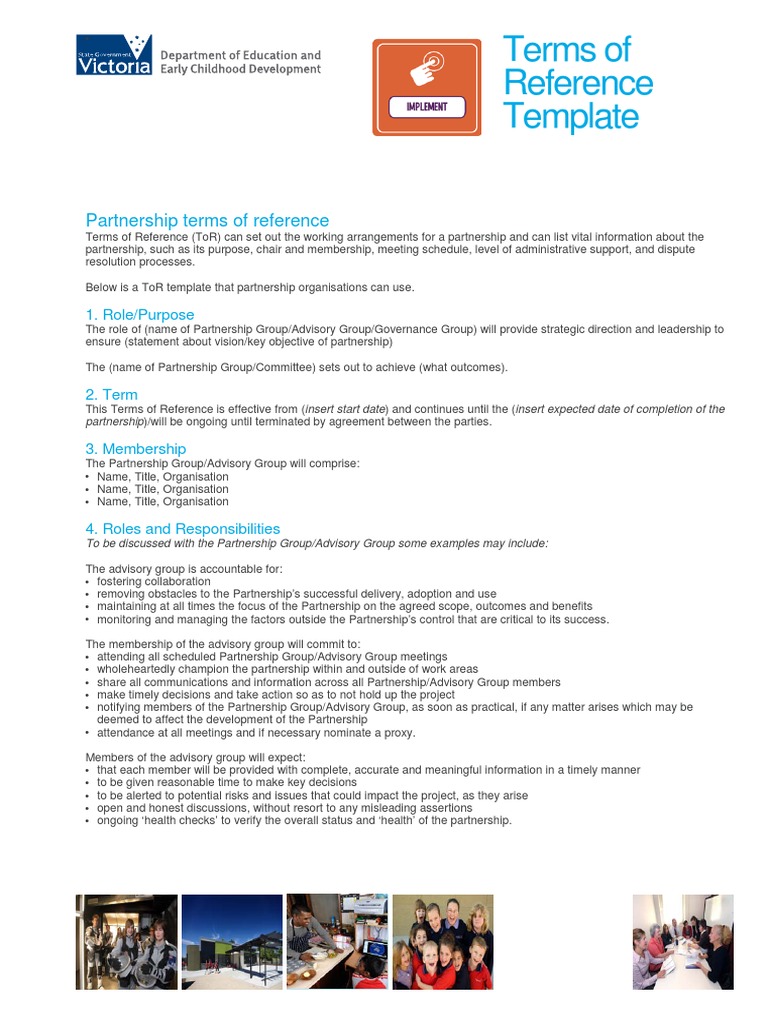 Term of Reference | PDF