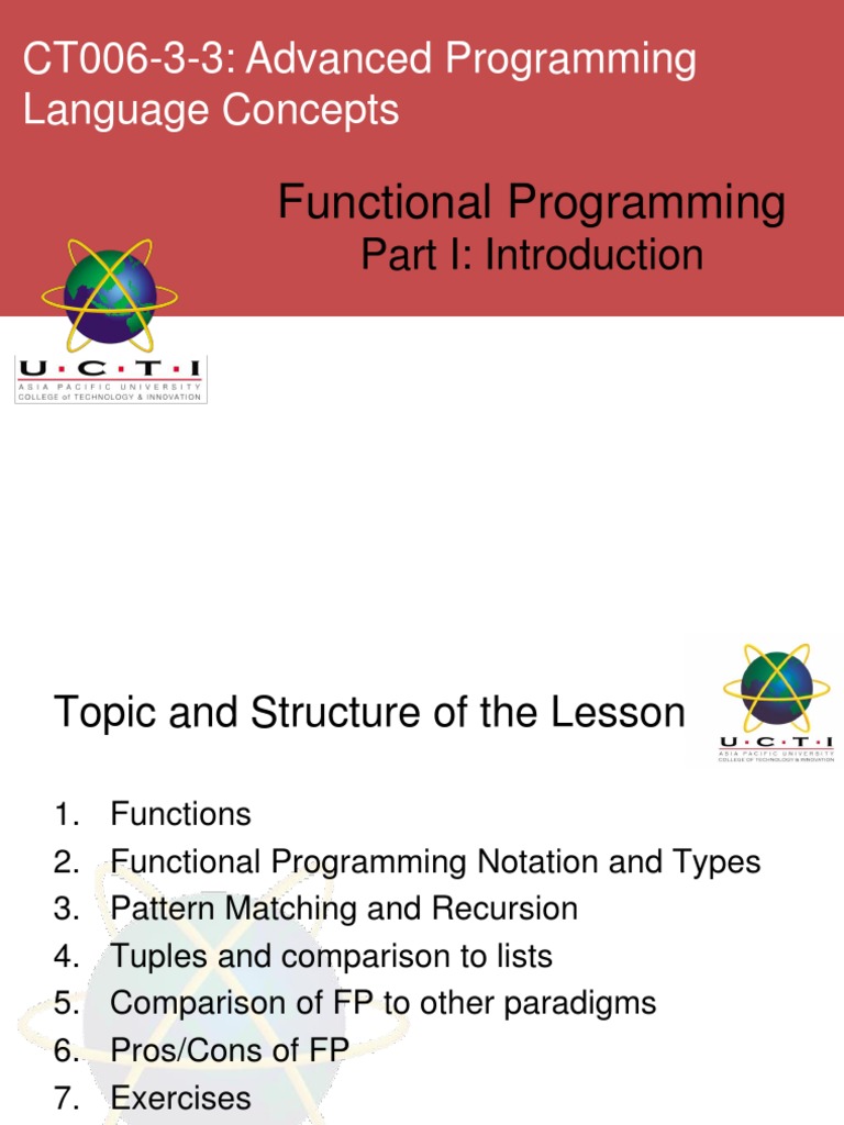Introduction to Functional Programming | PDF | Functional Programming | Parameter (Computer ...