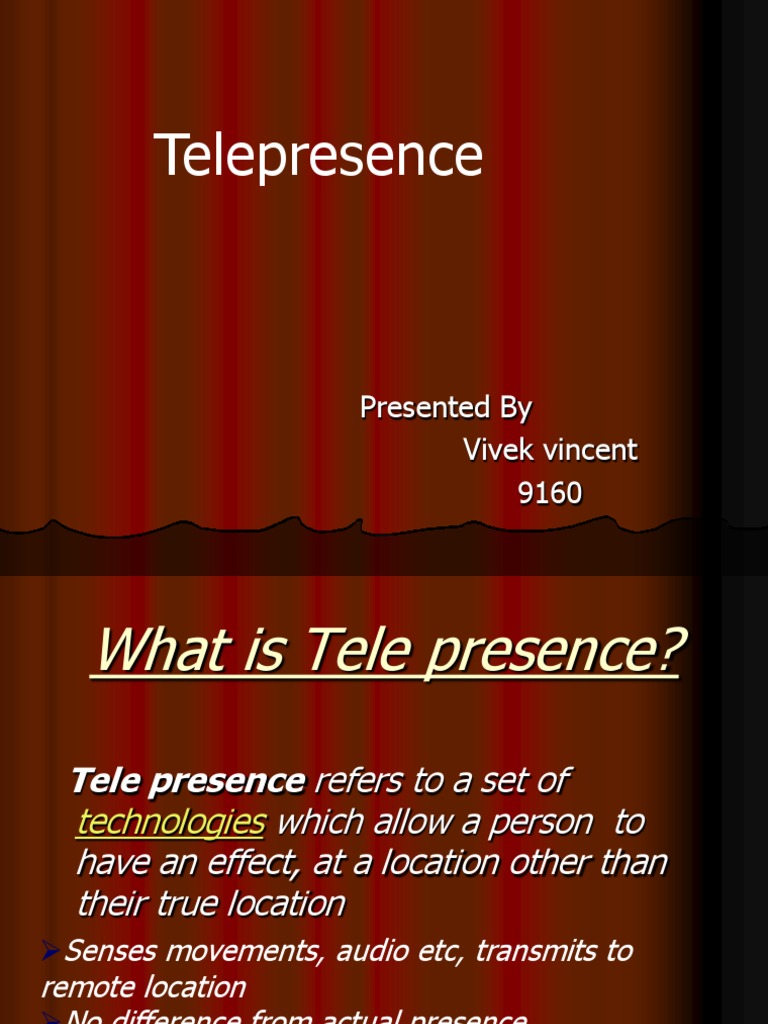 Telepresence Final | PDF | Videoconferencing | Cognition