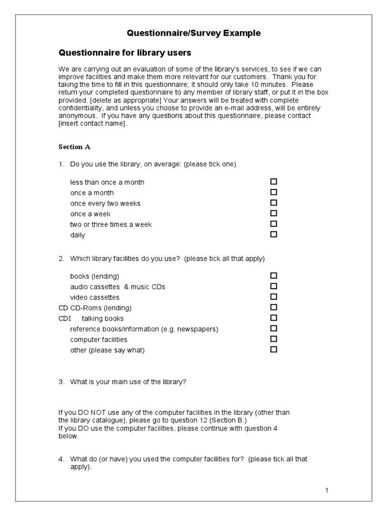 Qual Questionnaire Example | PDF | Application Software | Internet