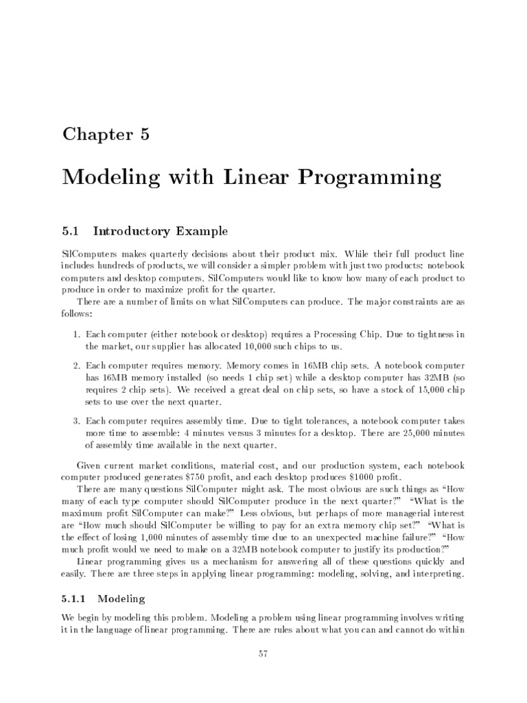 Linear Programming for Profit Maximization | PDF | Linear Programming ...