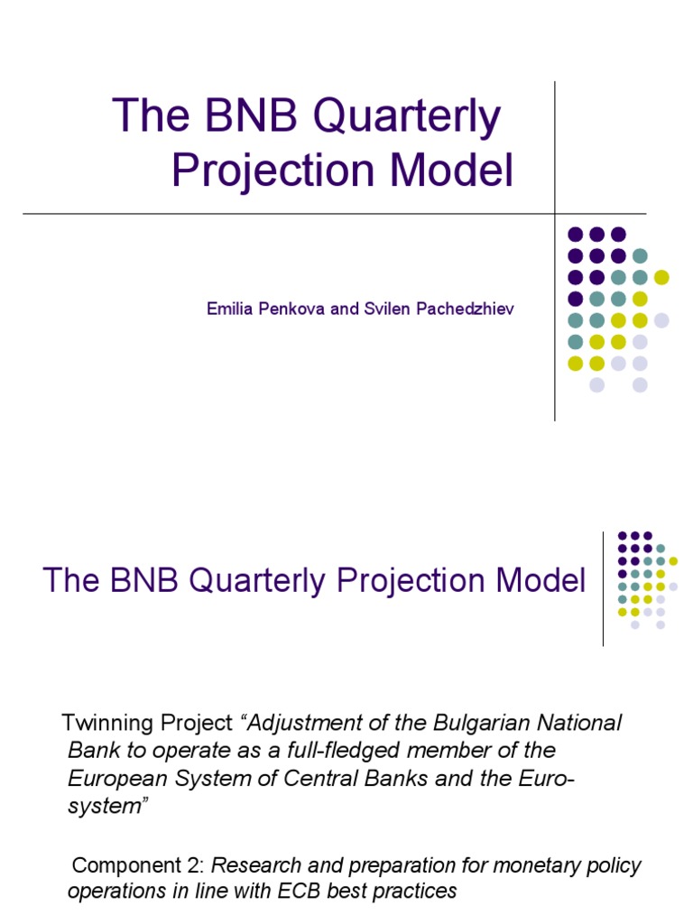 The BNB Quarterly Projection Model | PDF | Macroeconomics | Taxes