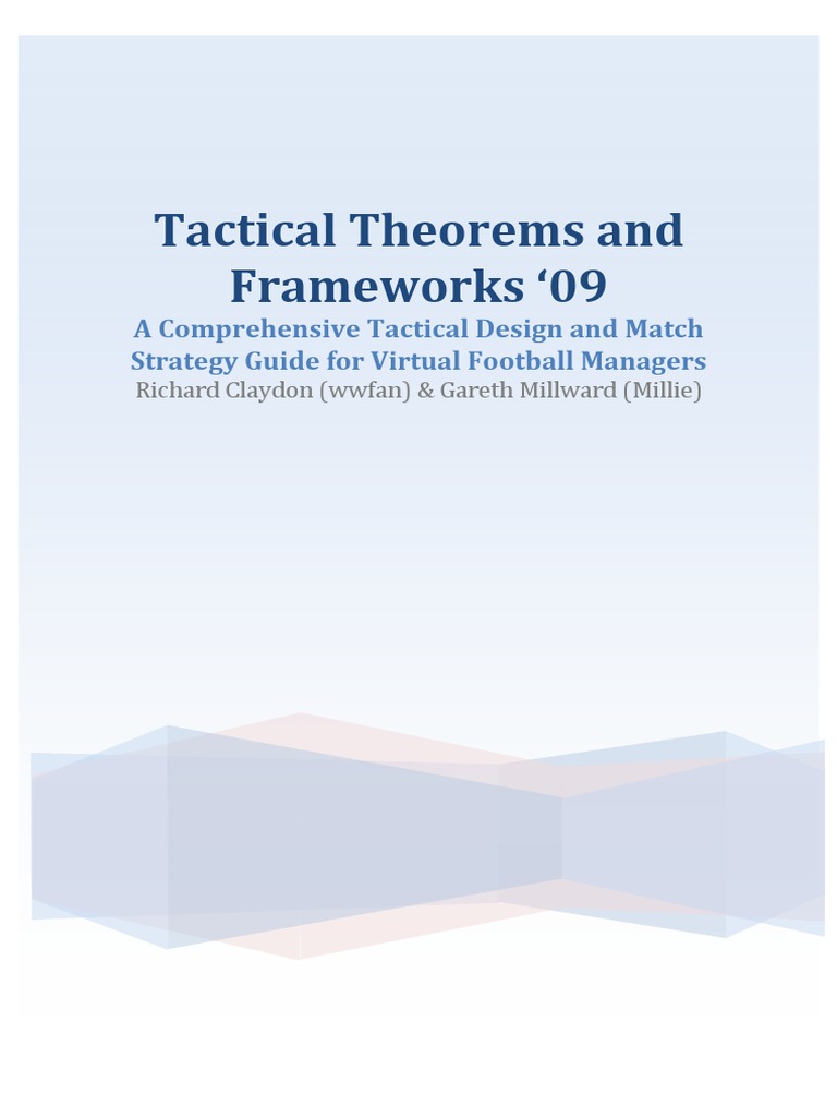 Tactical Design for Virtual Football | PDF | Athletic Sports | Ball Games