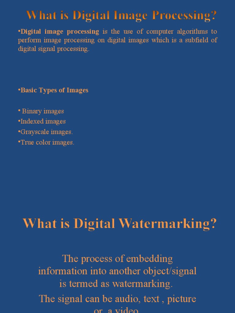 Digital Watermarking | Telecommunications Engineering | Digital ...