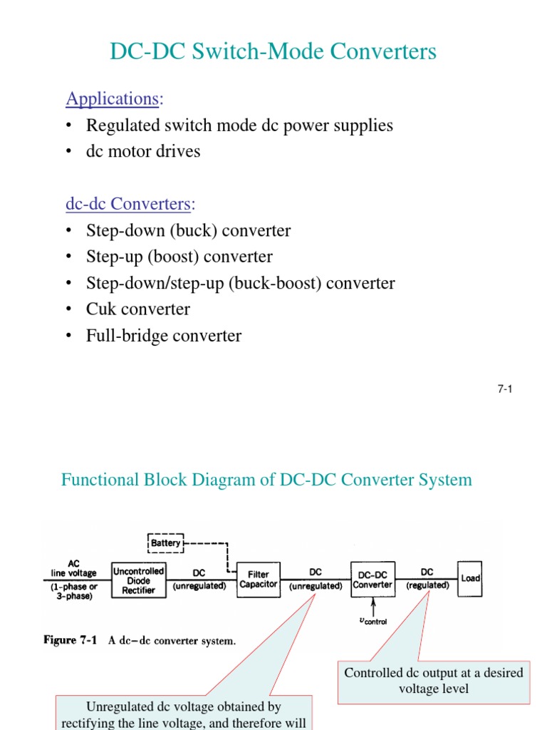 Switch Mode Converters | PDF | Direct Current | Electronic Engineering