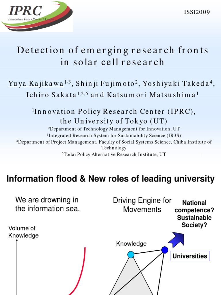 ISSI Solar Cell Research | PDF | Solar Cell | Science