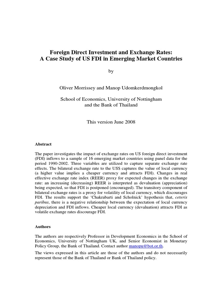 Exchange Rate | PDF | Exchange Rate | Devaluation