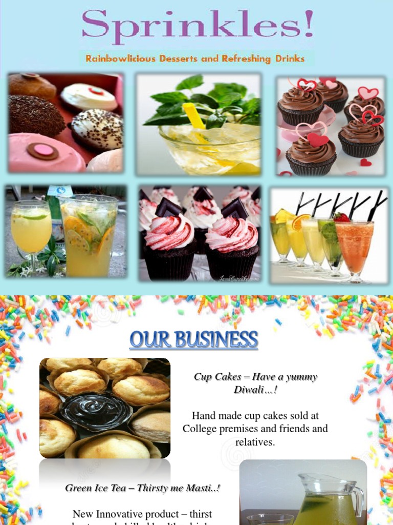 College Treats: Cupcakes & Iced Tea | PDF