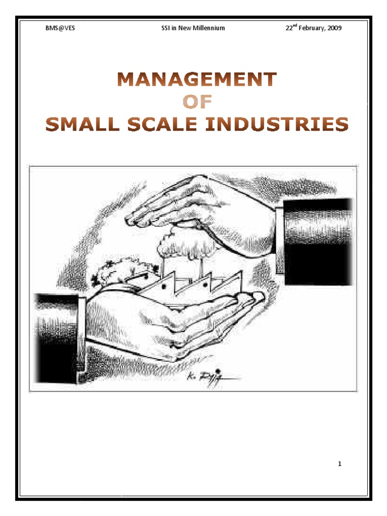 management of small scale industry | Entrepreneurship | Economic Growth