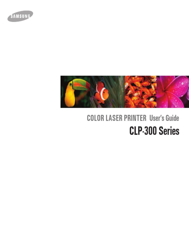 CLP-300 Series: Color Laser Printer User'S Guide | PDF | Ac Power Plugs ...