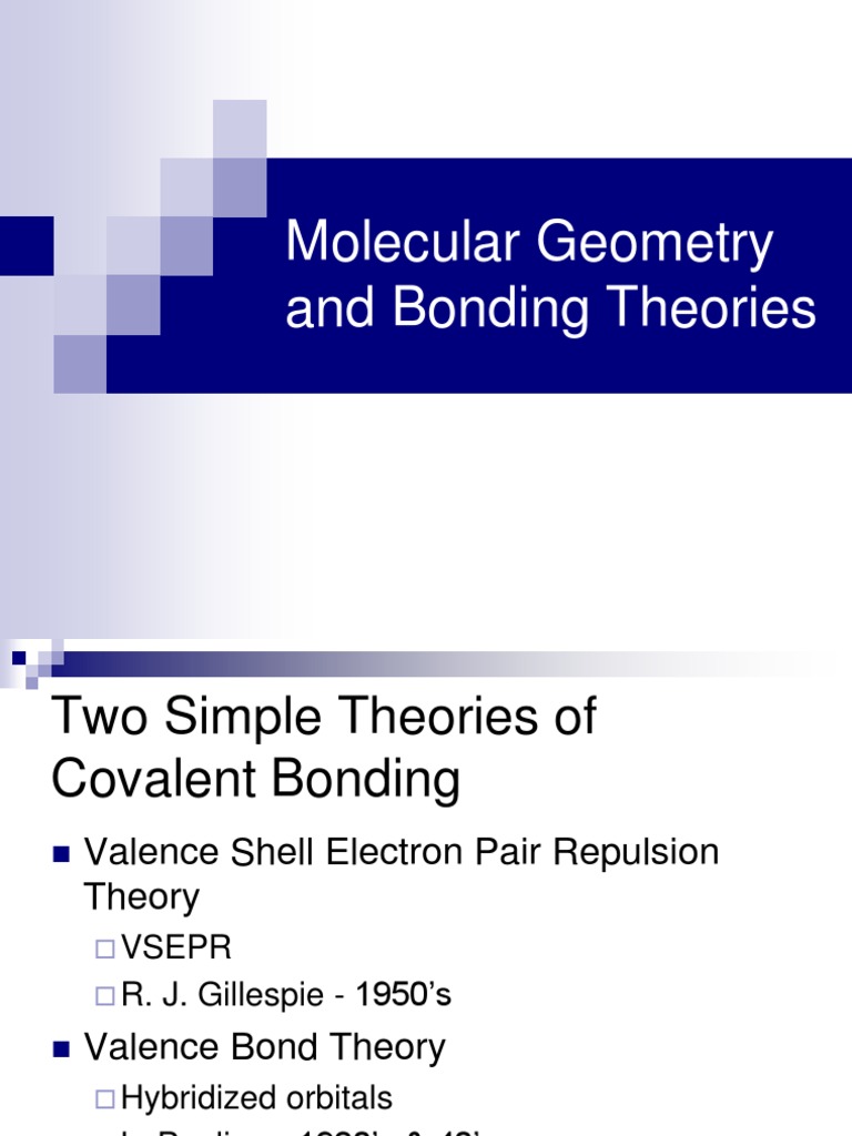 Molecular Geometry | PDF | Chemical Polarity | Chemical Bond