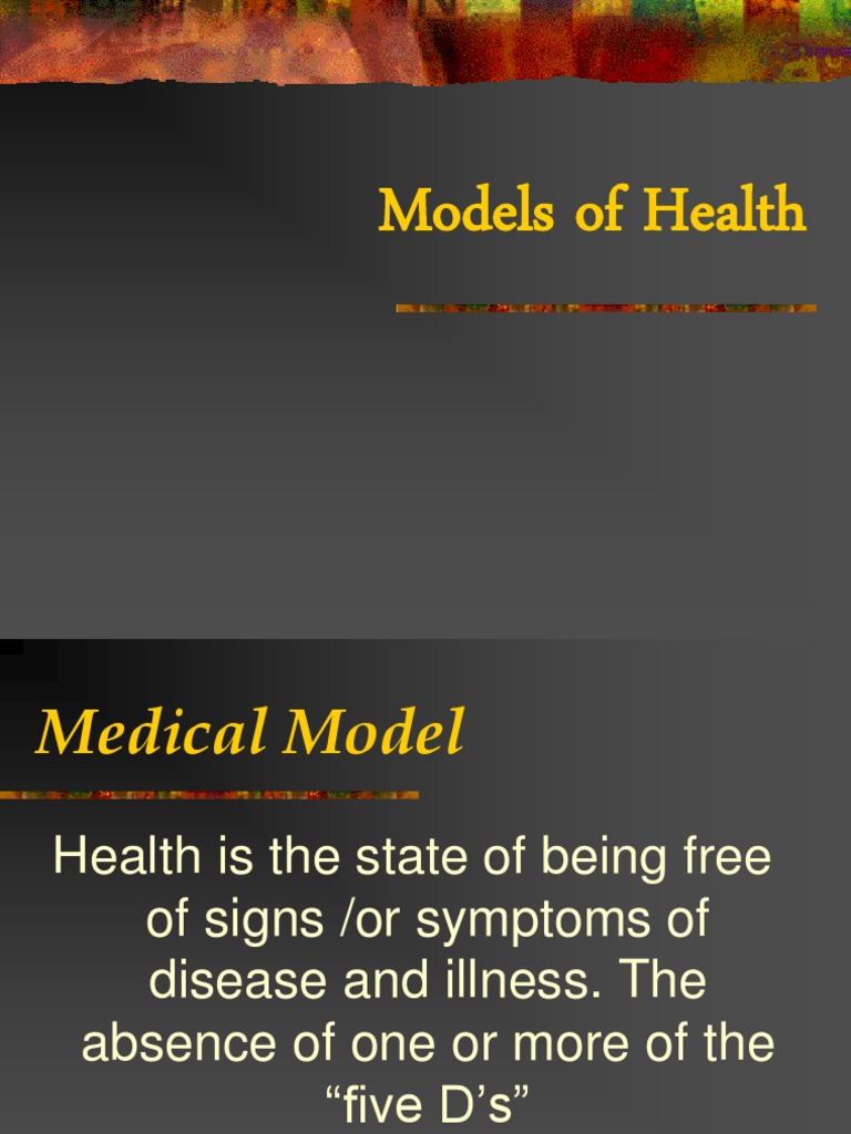 Models of Health | PDF