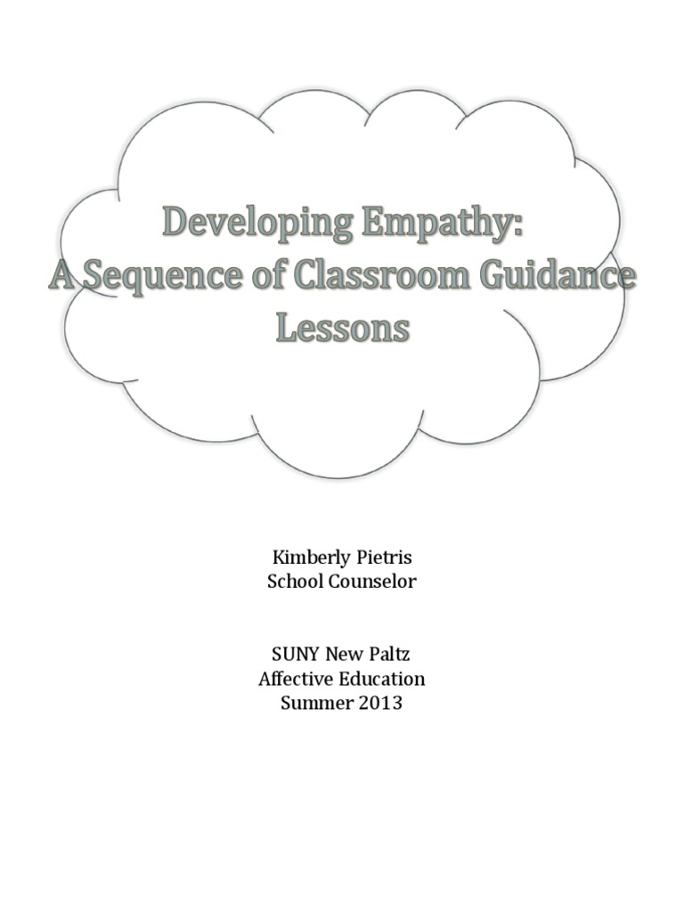 Empathy Lessons for Middle Schoolers | PDF | Empathy | Prejudices
