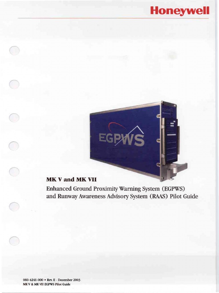 Enhanced Ground Proximity Warning Systeme GPWS Rev e | PDF | Aircraft ...