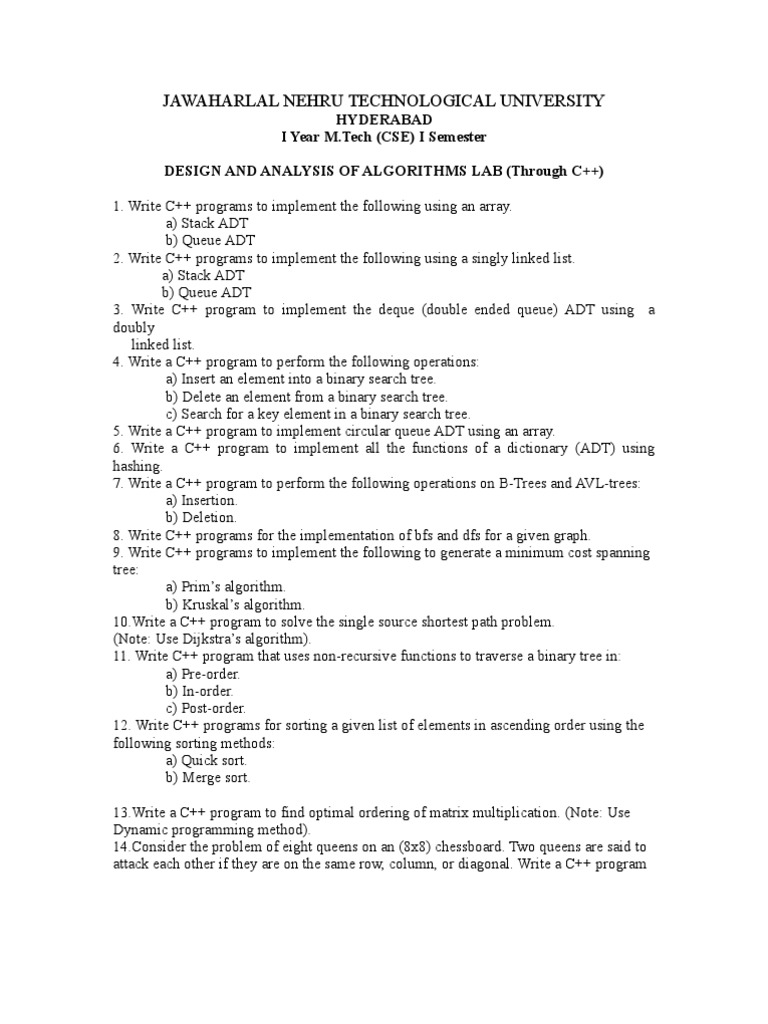 Daalab | PDF | Dynamic Programming | Computer Programming